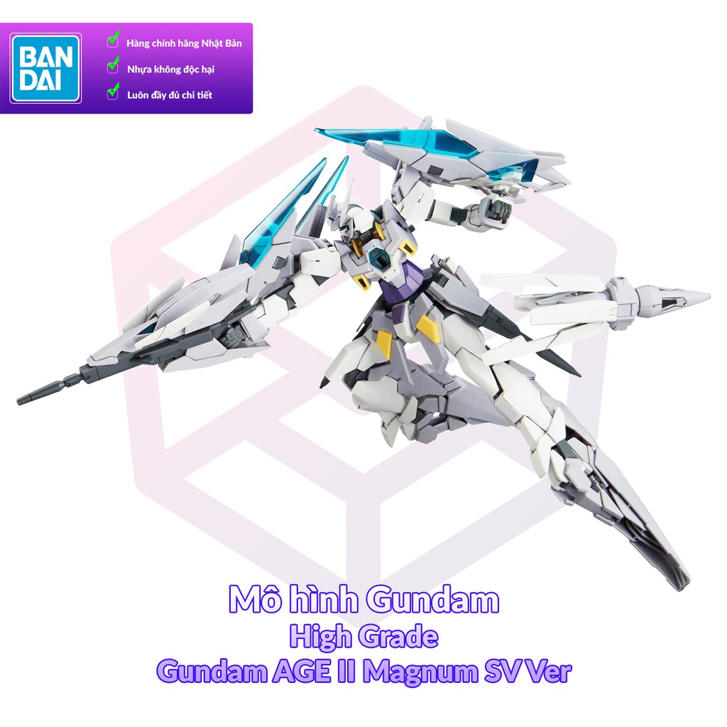 Mô Hình Gundam Bandai HG 024 Gundam Age II Magnum SV Ver 1/144 Build Divers [GDB] [BHG] | Shopee ...