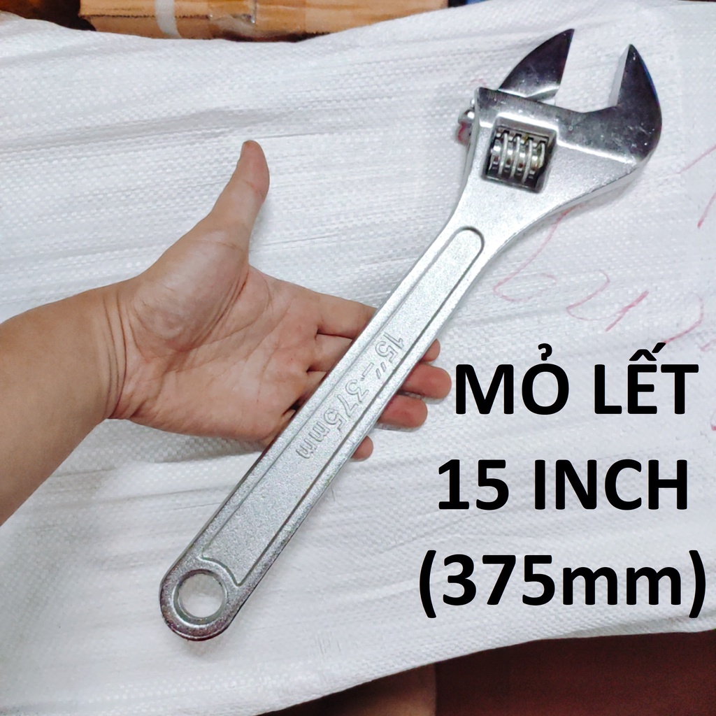 Mỏ lết size 15" (375mm), mỏ lết chính hãng FORGED STEEL | Shopee Việt Nam