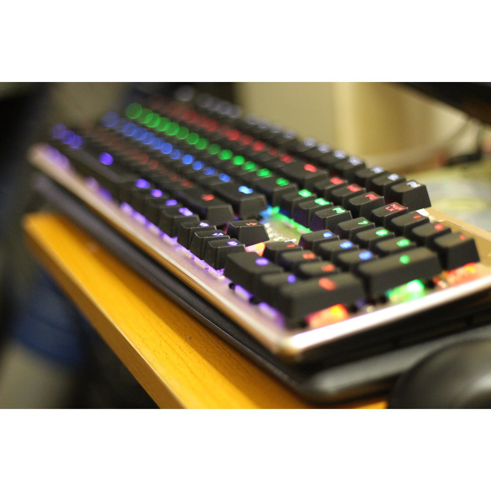 Bàn phím Bosston gaming 916 chính hãng Led + tấm lót chuột Raze nút bấm ...
