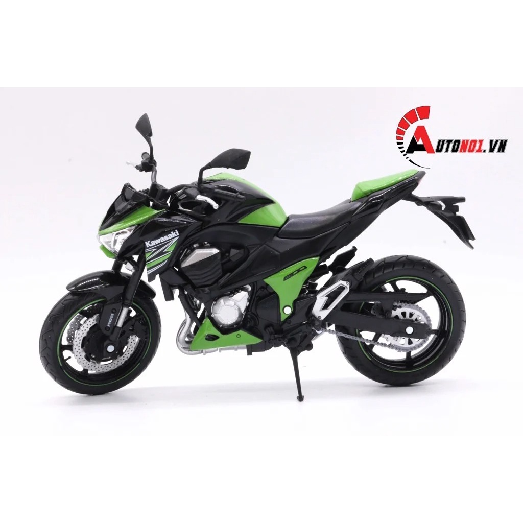 MÔ HÌNH XE KAWASAKI Z800 GREEN 1:12 AUTOMAXX 5443 | Shopee Việt Nam