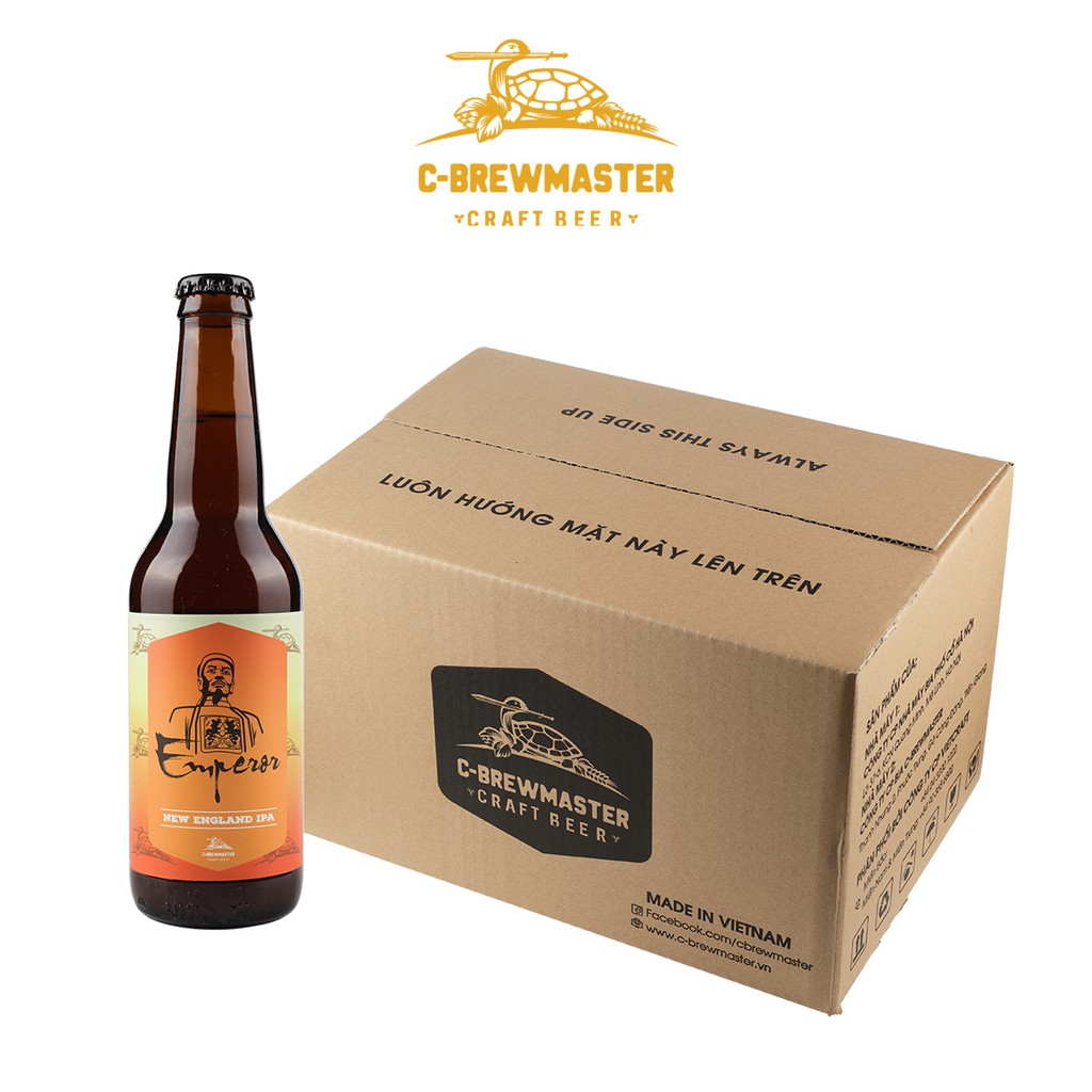 Thùng 24 Chai Bia Craft C-Brewmaster - Hoàng Đế (330ml/ chai) | Shopee Việt Nam