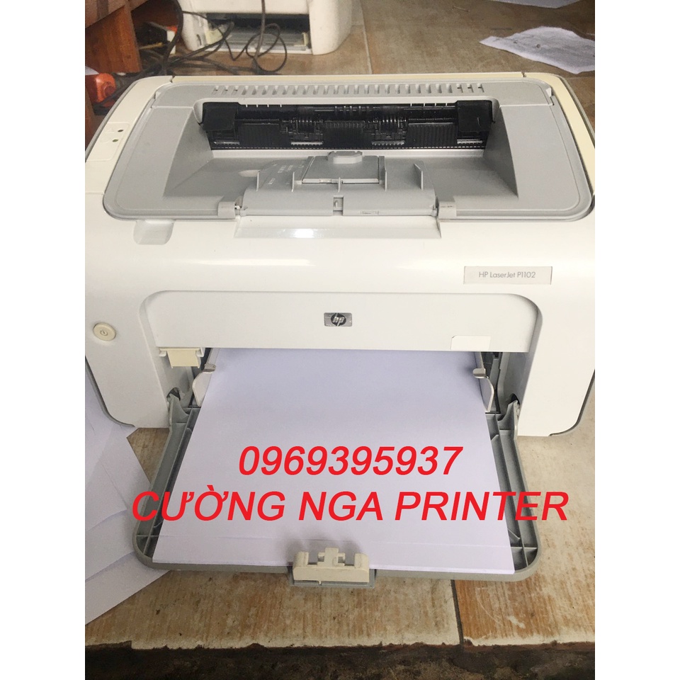 MÁY IN HP LASERJET PRO P1102 - KÈM HỘP MỰC , DÂY NGUỒN , DÂY USB MỚI ...