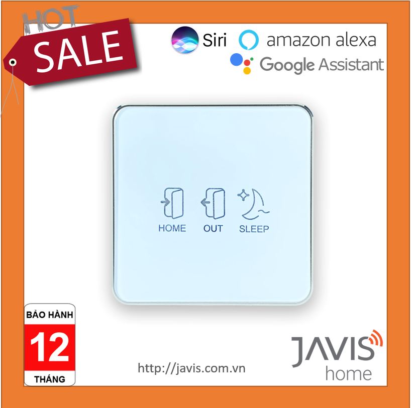 [Chính hãng] NÚT BẤM DÁN TƯỜNG THÔNG MINH JAVIS ZIGBEE | Shopee Việt Nam