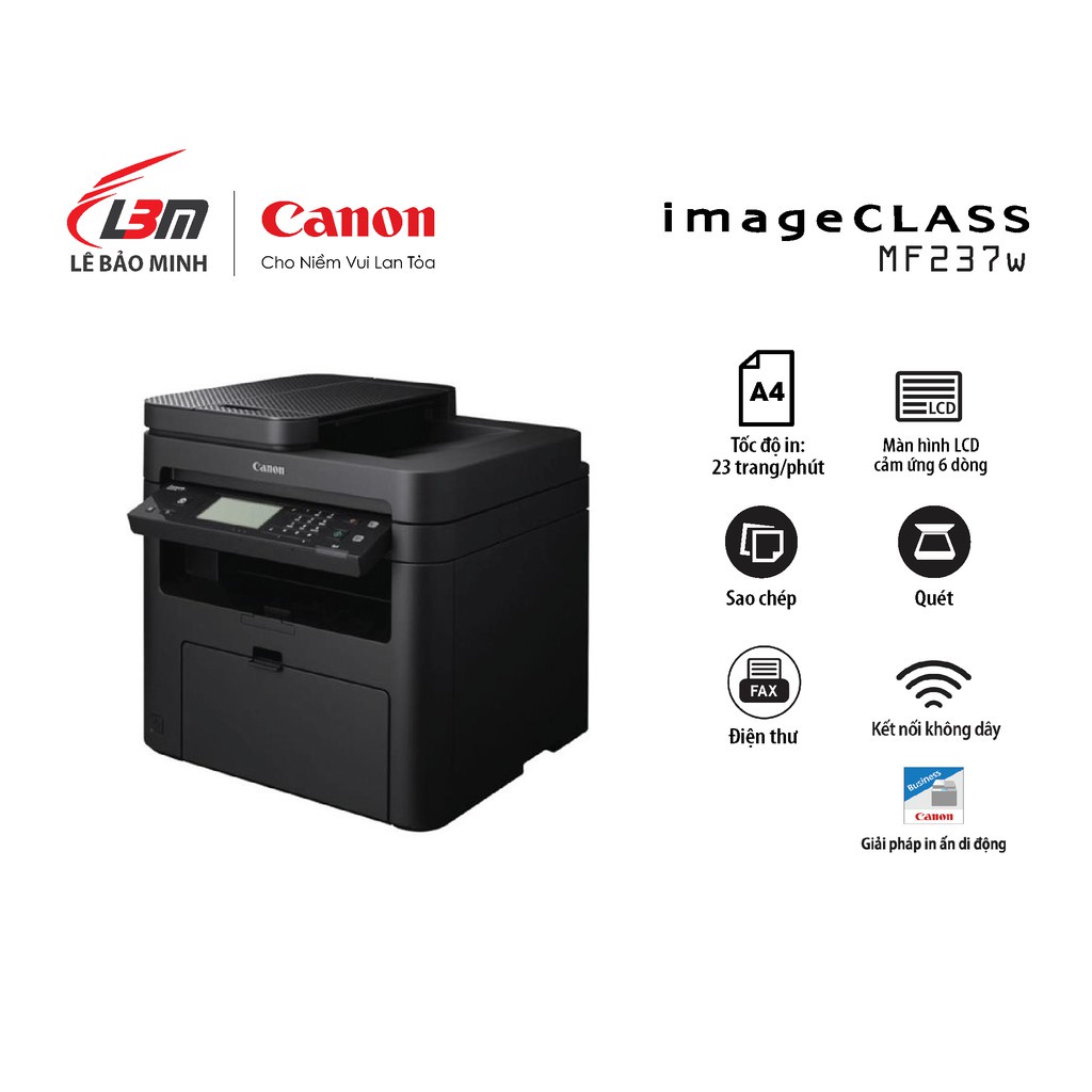 Máy in laser đa chức năng Canon MF237w- chính hãng | Shopee Việt Nam