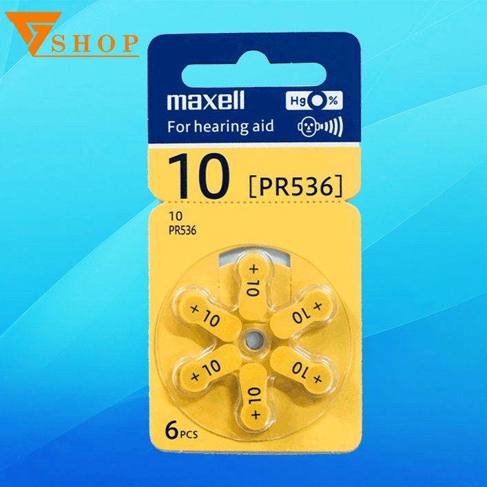 Pin Trợ Thính Maxell PR536 Chính Hãng | Shopee Việt Nam