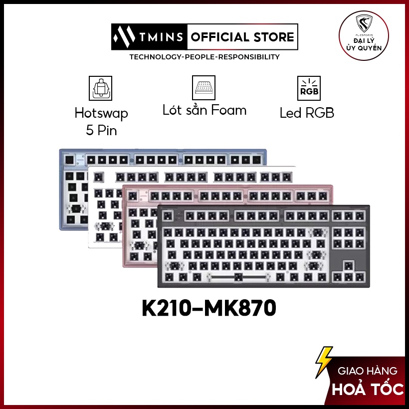 Bộ Kit Bàn Phím Cơ K210 - MK870 - Hàng chính hãng - Bảo hành 12 tháng ...