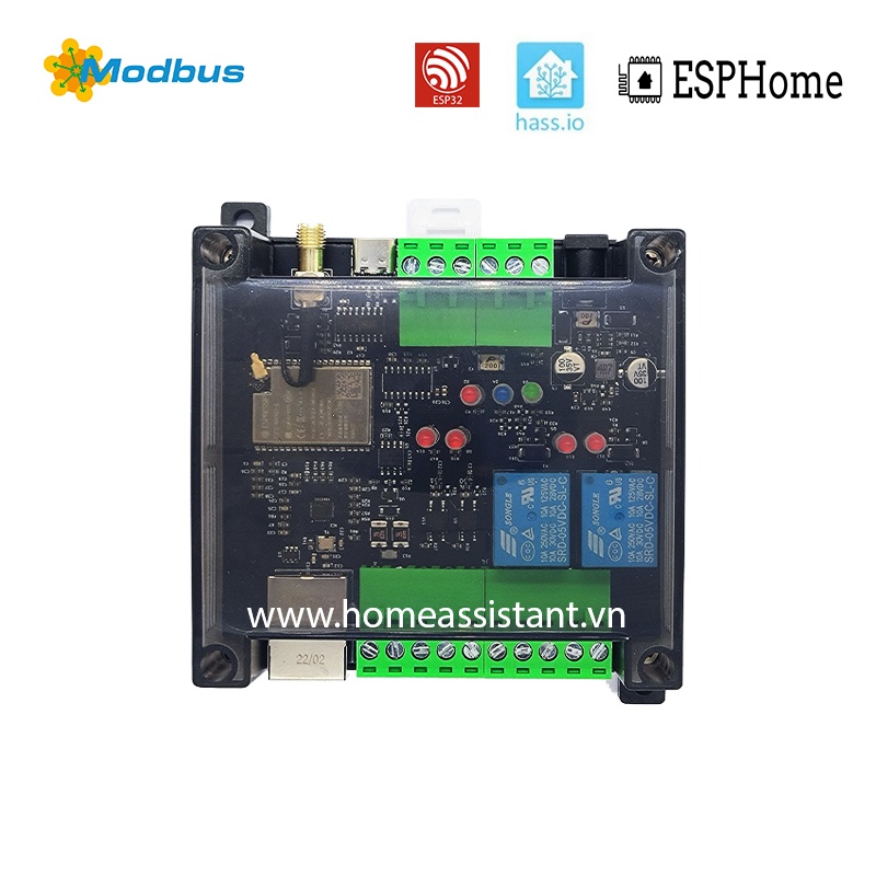 Bộ Điều Khiển Lập Trình ESP32 DTU LAN RS485 Modbus ESP-IO01 (Hỗ trợ ...