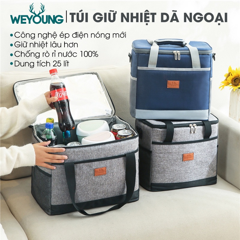 Túi Giữ Nhiệt Cỡ Lớn 25L đi dã ngoại. Chuyên Dùng Cho Quán - Nhà Hàng ...