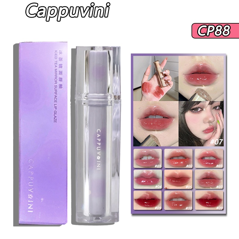 cappuvini Son Bóng Dạng Lỏng 8 Màu Sắc Tùy Chọn Lâu Trôi Trọng Lượng 3g ...