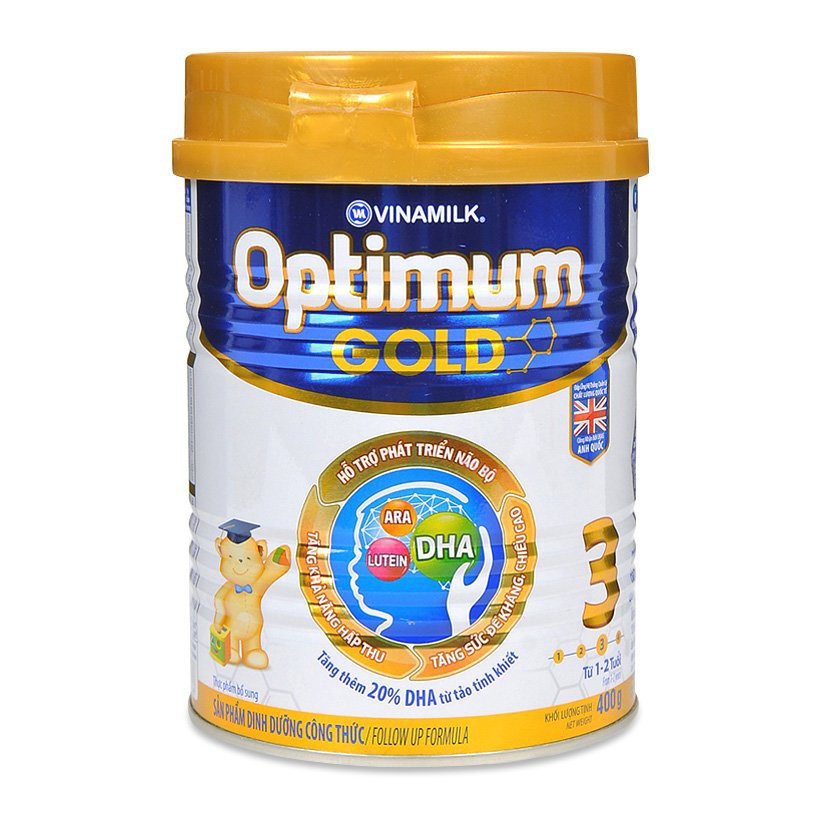 Sữa bột Vinamilk Optimum Gold 3 (400g) - Hàng chính hãng [Chính hãng ...