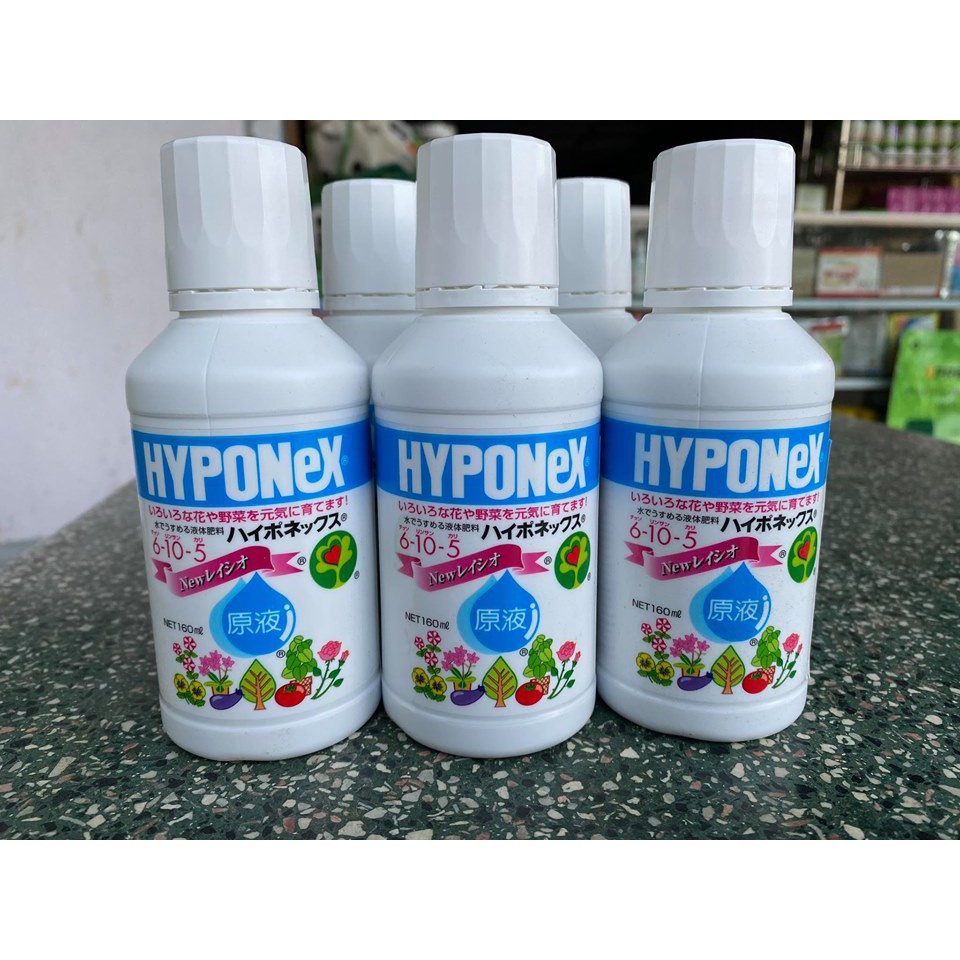 Phân Bón Lá Kích Thích Ra Hoa Hyponex 6-10-5 - 160ml | Shopee Việt Nam