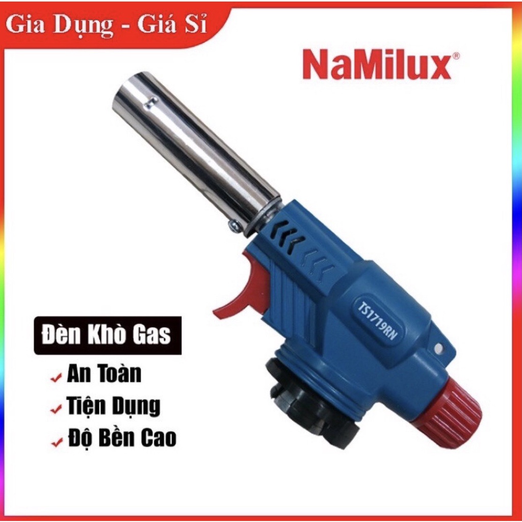 Khò Gas NaMilux - Sử Dụng Cho Bình Gas Mini - Đèn Khò Ga Có Mồi Lửa ...
