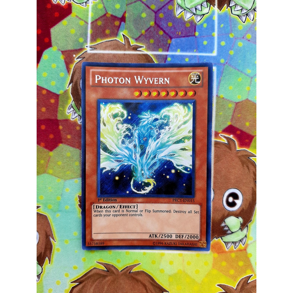 [ Đỗ Lạc Shop ] Thẻ Bài Mint90 Yugioh Monster Photon Wyvern - PRC1-EN015 - Secret Rare | Shopee ...