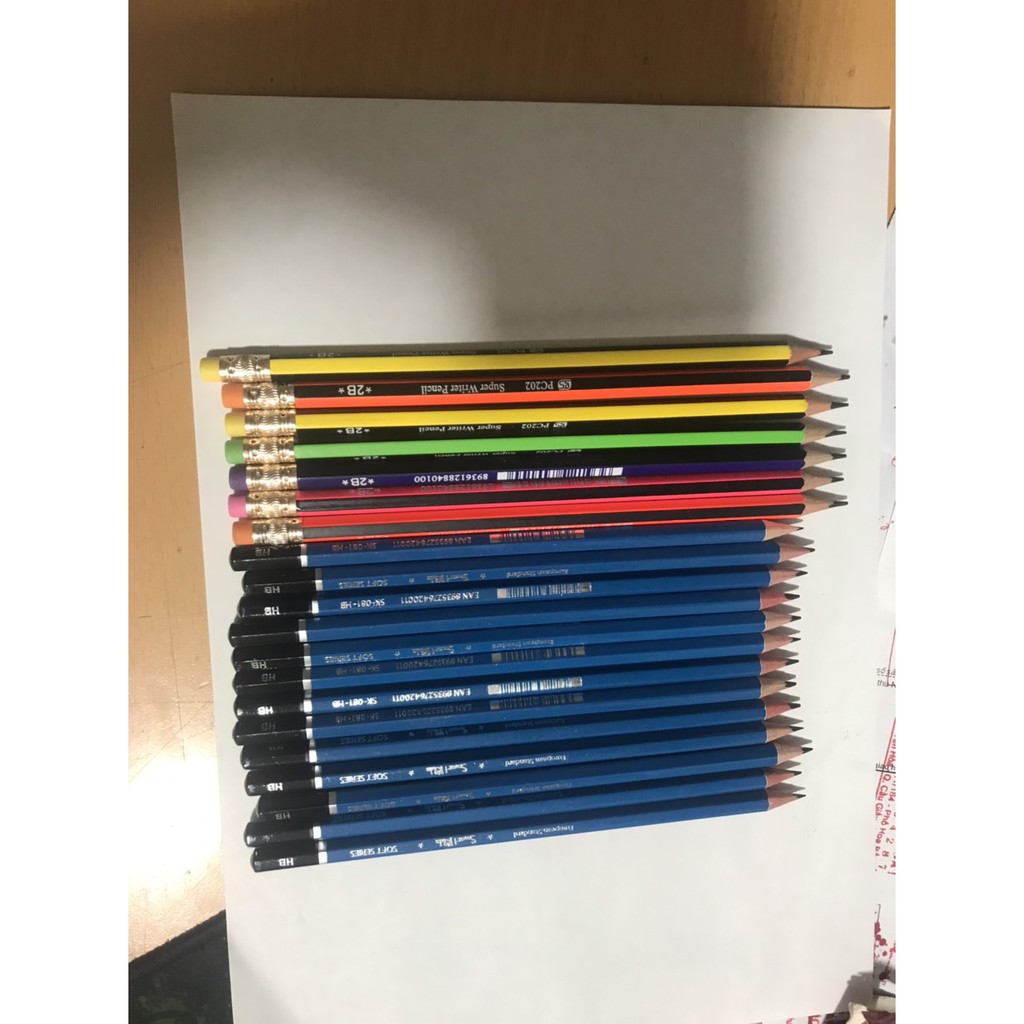Bút chì gỗ HB/ 2B pencil combo5c | Shopee Việt Nam