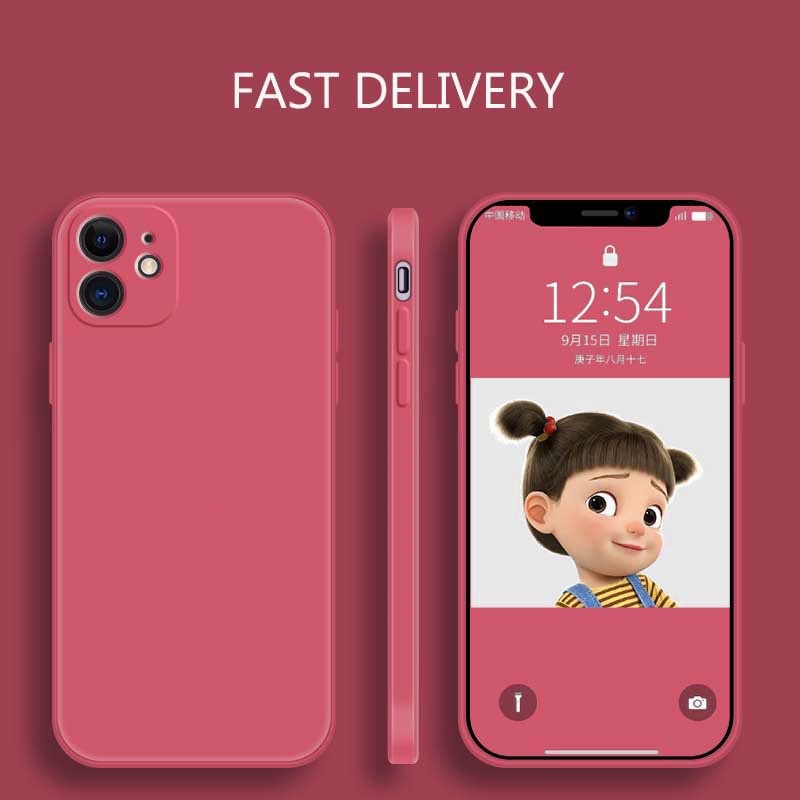 Mới Góc Phải Silicon Lỏng Chống Sốc Camera Bảo Vệ Toàn Diện Iphone SE 2020 6 7 8 Plus Xs Max 11 ...