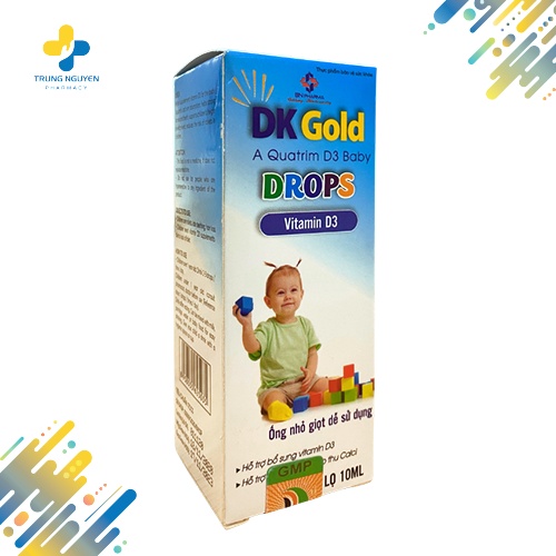 Sirô DK GOLD BABY DROPS - Hỗ trợ phát triển chiều cao, giảm nguy cơ còi ...
