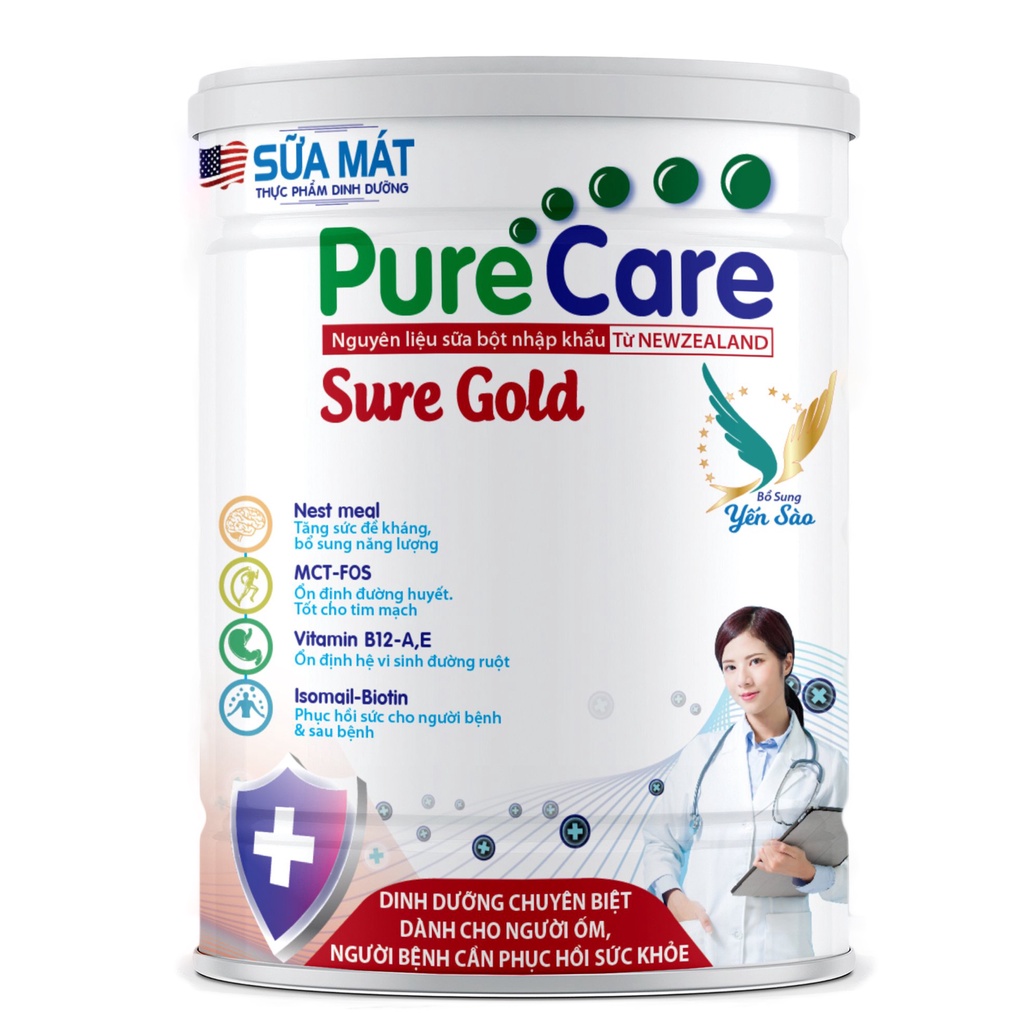 Sữa Mát Pure Care Sure Gold 900g | Shopee Việt Nam