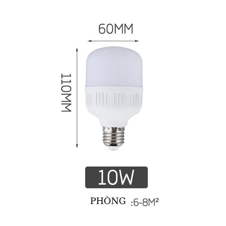 Bóng đèn led trụ siêu sáng bulb tròn nhựa nhôm tiết kiệm điện chống nước đui xoáy | Shopee Việt Nam
