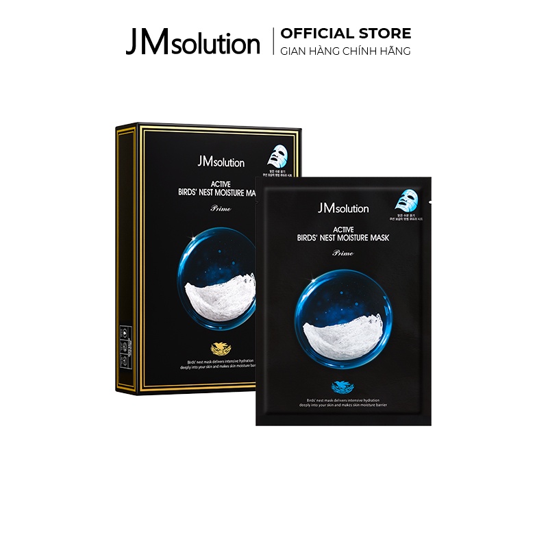 Combo Mặt Nạ Tổ Yến Dưỡng Ẩm Chuyên Sâu JMsolution Active Birds' Nest Moisture Mask Prime 30ml ...