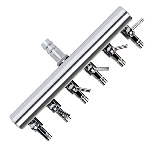 Van Inox Chia Khí Oxy/Co2 Khóa Điều Chỉnh - Vòi Chia 6 | Shopee Việt Nam