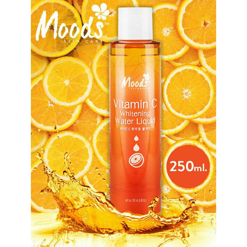 Nước hoa quả dưỡng trắng da Moods Vitamin C Thái Lan (250ml) | Shopee ...