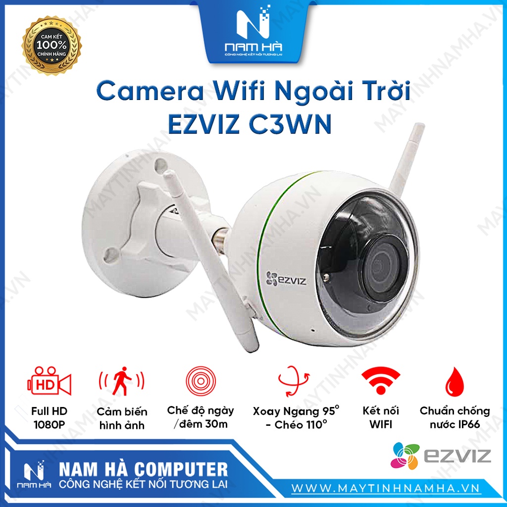 Camera IP Wifi Ngoài Trời Thông Minh EZVIZ C3WN C3W C3X C3N CV310 C3TN ...