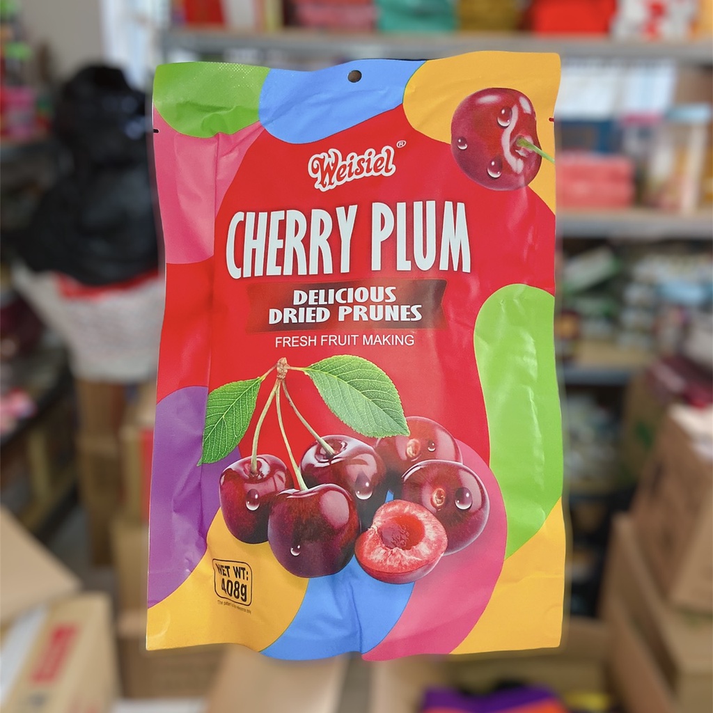 Ô mai xí muội mix nhiều loại trái cây Plum Weisiel 408g (omai ngon ...