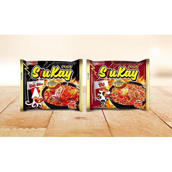 MỲ CAY 7 CẤP ĐỘ SIU KAY VỊ BÒ - HẢI SẢN ACECOOK 127GR | Shopee Việt Nam