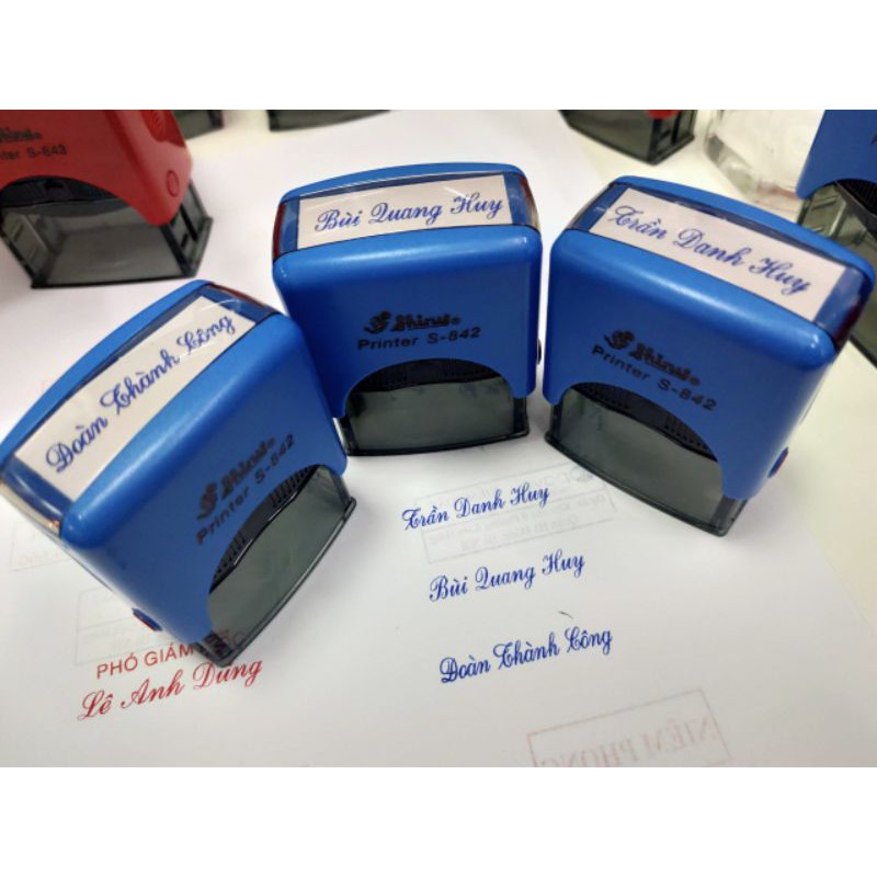 Khắc dấu tên theo yêu cầu. Con dấu Shiny chính hãng sắc nét, bền đẹp ...