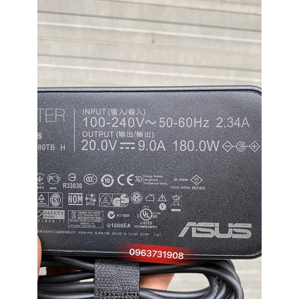 Bộ sạc laptop Asus TUF Gaming FA506 FA506II FA506IV FA506IH FA506IU 20V ...