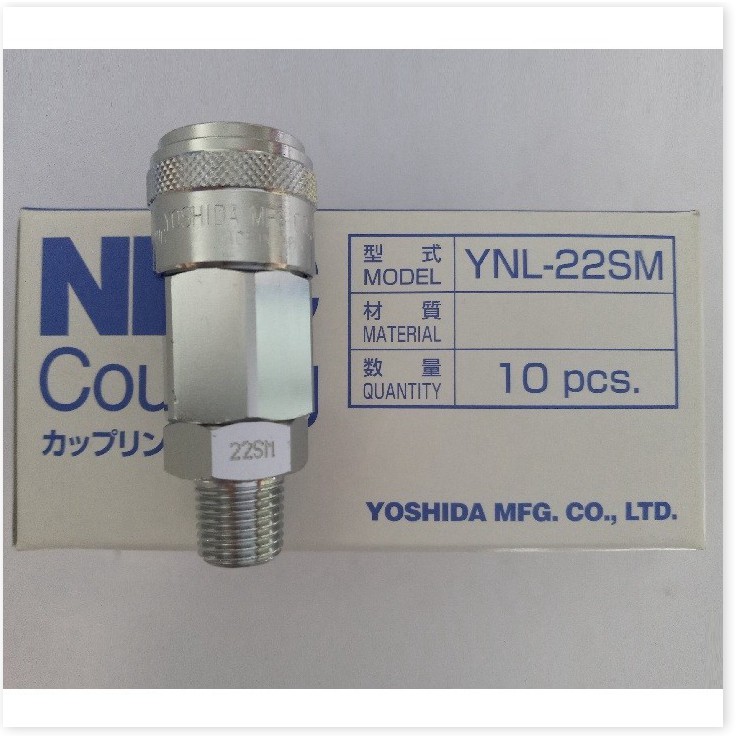 ĐẦU NỐI NHANH TỰ ĐỘNG 1/4INCH-REN NGOÀI YOSHIDA-NKC YNL-22SM MADE IN JAPAN - YNL-22SM | Shopee ...