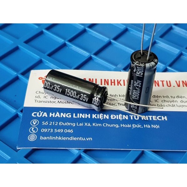 [Combo 5c] Tụ hóa nichicon 1500uf 35V kích thước 13x30mm | Shopee Việt Nam