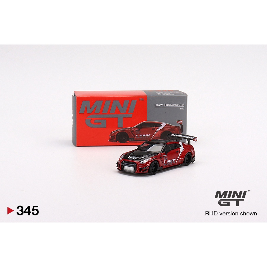 (Premium bánh cao su) Xe mô hình MINI GT (No345) LBWK Nissan GT-R R35 ...