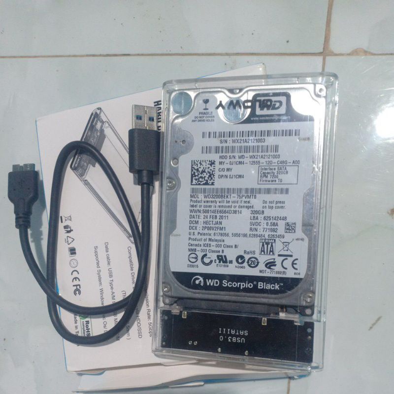 box ổ cứng di động kèm ổ cứng 320g | Shopee Việt Nam