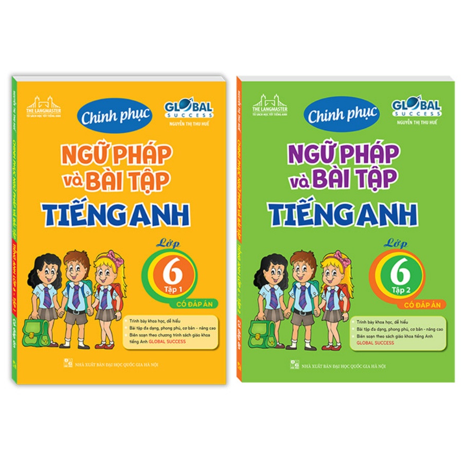 Sách - Combo 2c GLOBAL SUCCESS chinh phục ngữ pháp và bài tập tiếng anh ...
