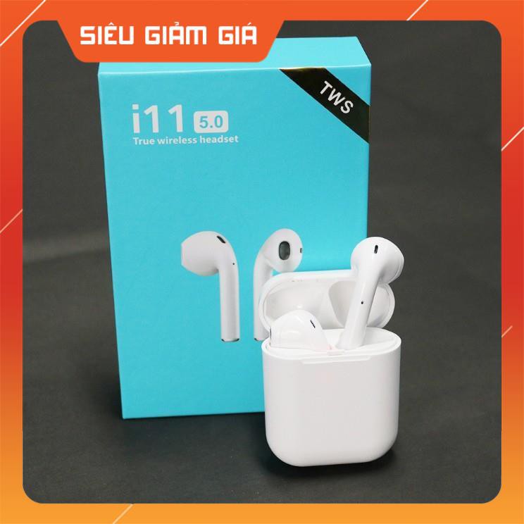 Tai Nghe Bluetooth I11 PLUS Cảm Ứng V5.0 - Tặng kèm hộp Sạc Đa năng ...