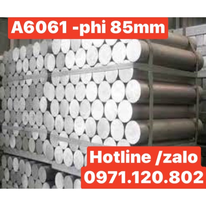 Nhôm cây A6061 D85mm dài 300mm( hàng nhập khẩu ) | Shopee Việt Nam