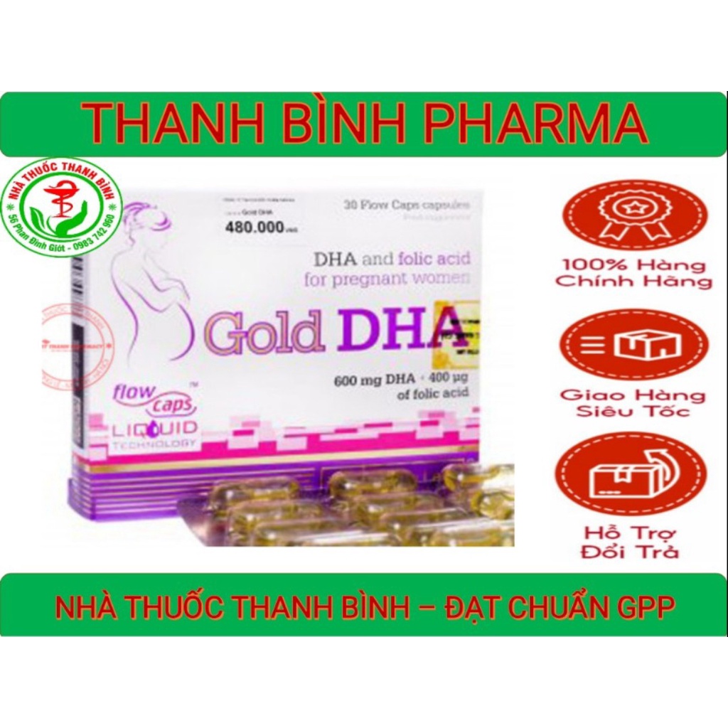 GOLD DHA - Bổ sung DHA dành cho bà bầu , giúp phát triển não bộ thai ...