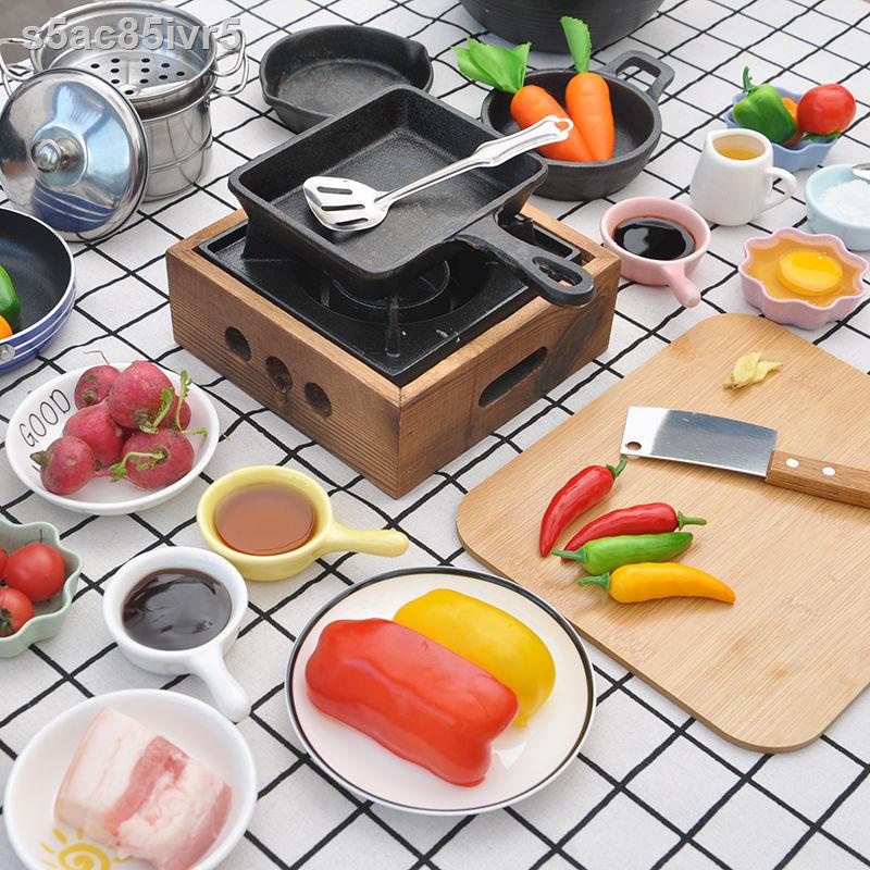 Play House Mini Real Cooking Kitchen Set trẻ em nấu ăn đồ dùng nhà bếp ...