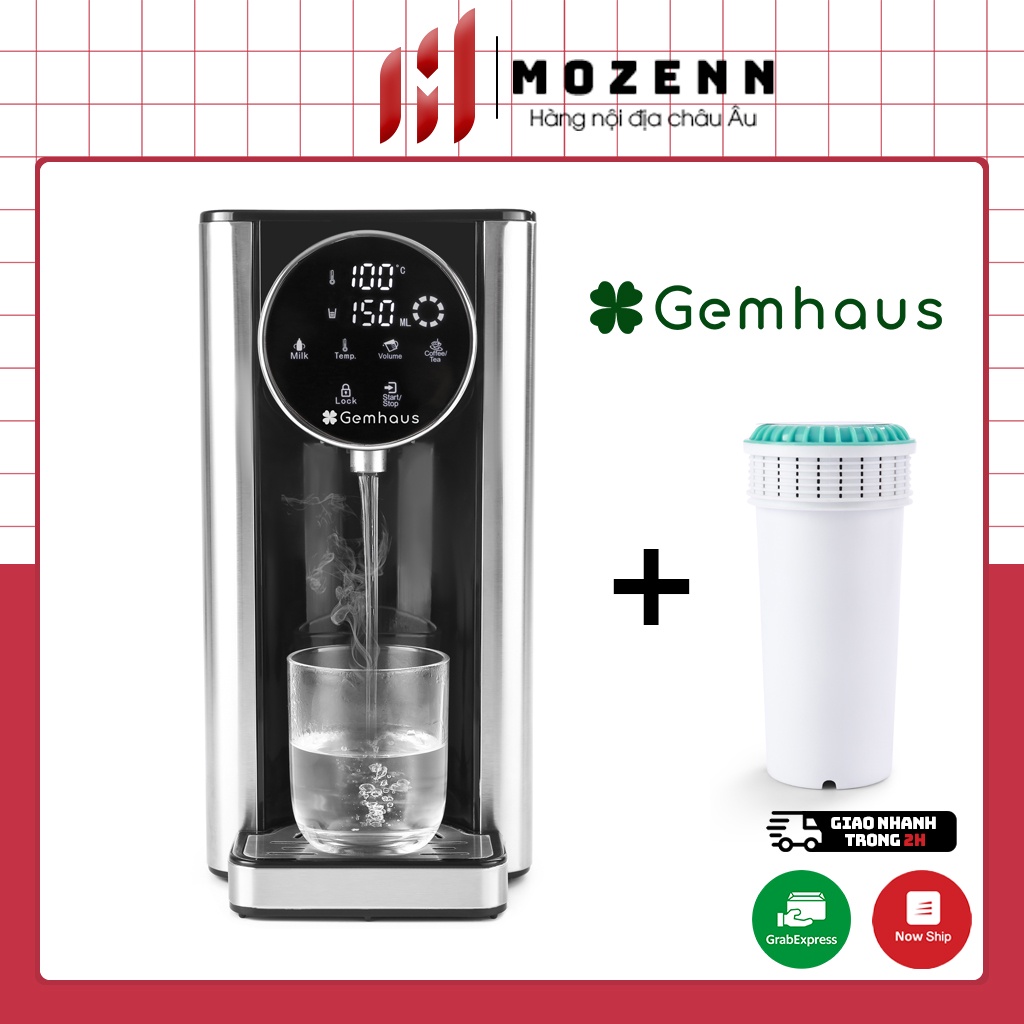 Bình thủy Gemhaus GH660 dung tích 2,7l, bình thủy điện đun nước, pha sữa, pha cà phê và trà ...