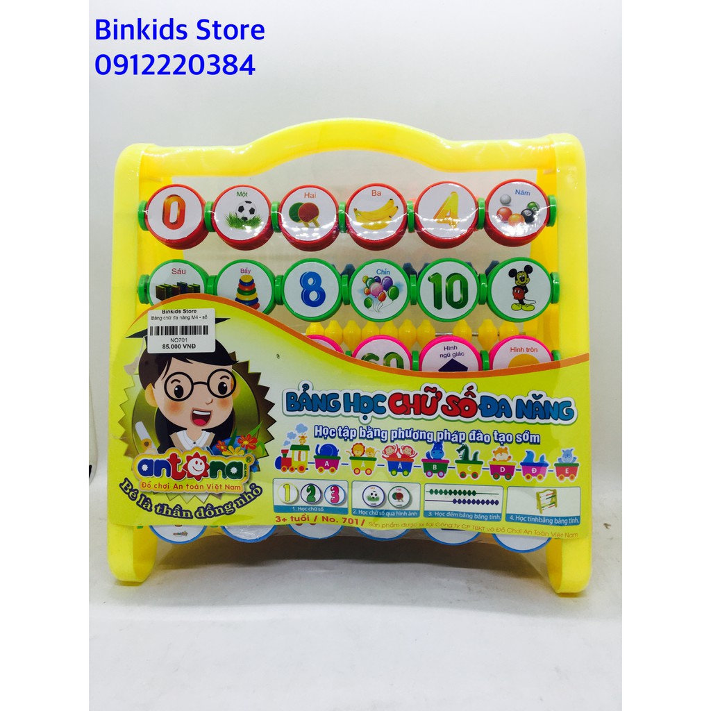 BẢNG HỌC CHỮ SỐ ĐA NĂNG ANTONA | Shopee Việt Nam
