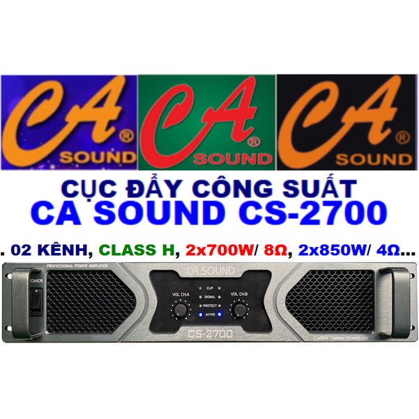 CỤC ĐẨY CÔNG SUẤT CA SOUND CS-2700 | Shopee Việt Nam