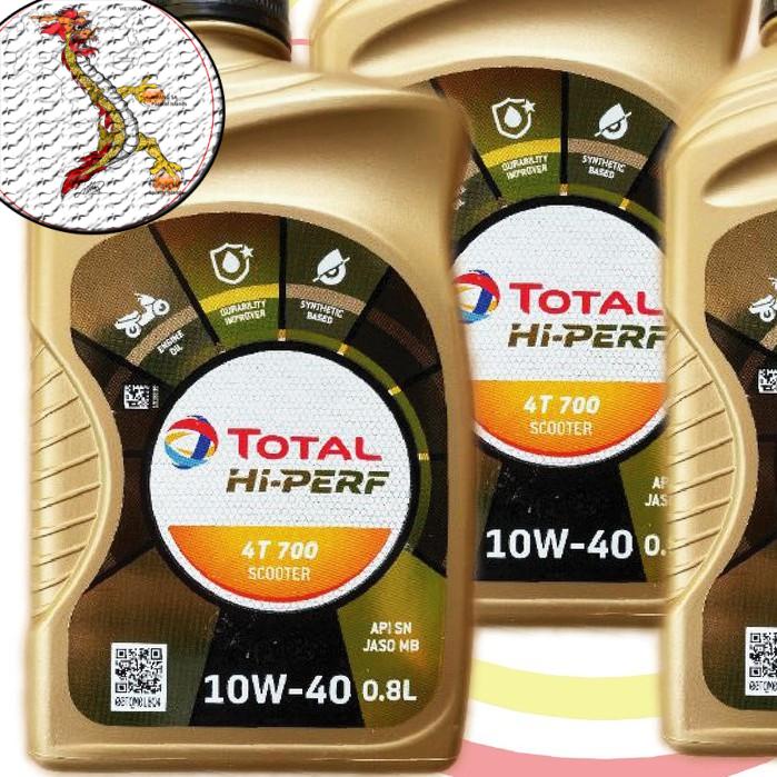 [Rẻ vô địch] Nhớt xe tay ga Total Hi-Perf 4T Scooter 10W40, dầu nhớt xe ga total 10W40 công thức ...