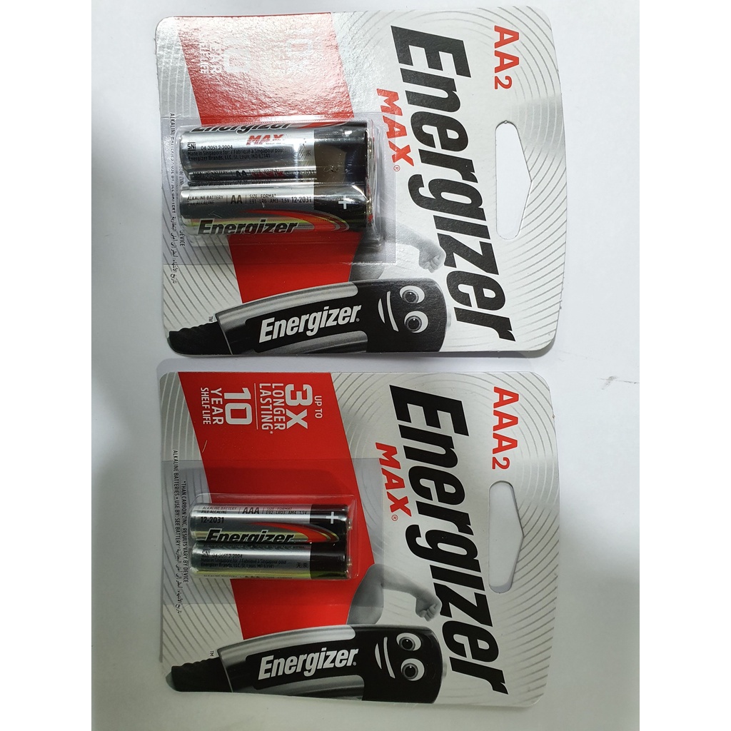 Pin Tiểu AA ENERGIZER max E91 vỉ 2 viên chính hãng | Shopee Việt Nam