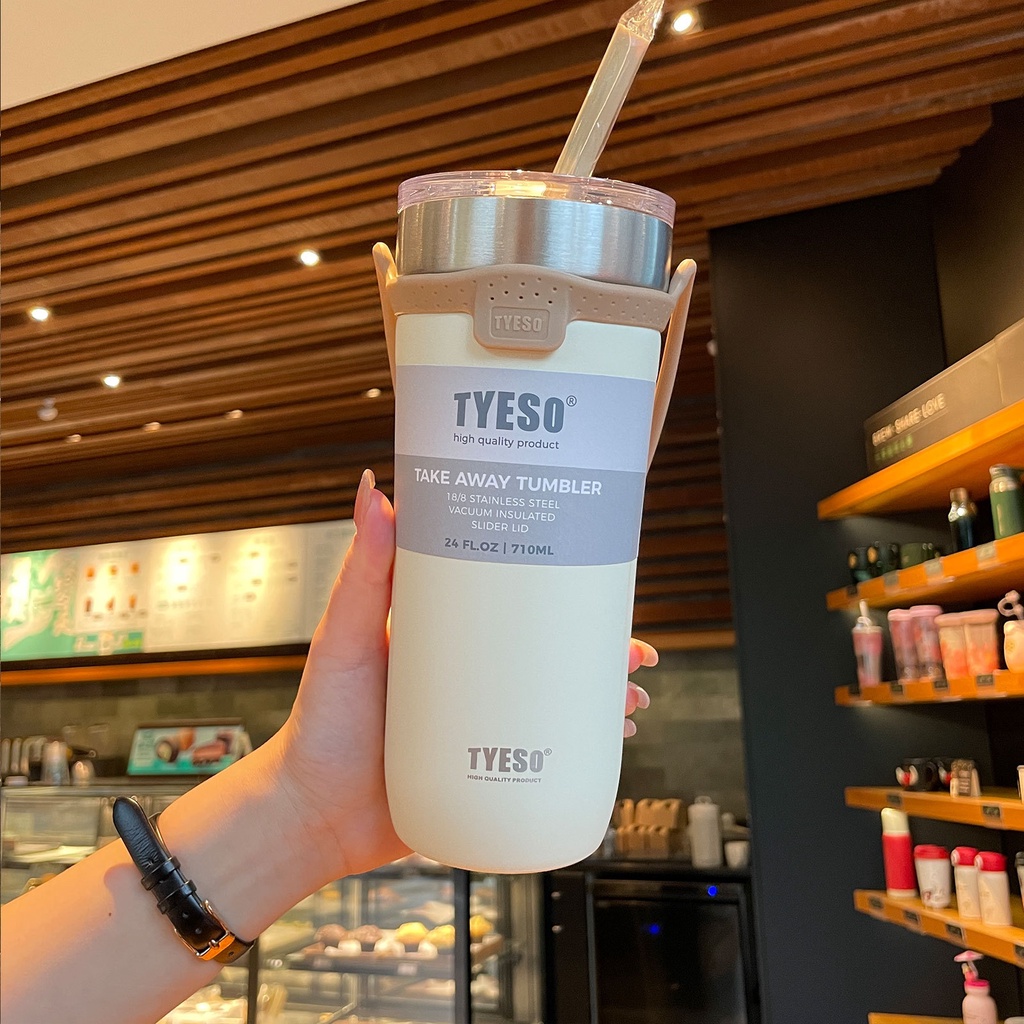 Ly Giữ Nhiệt TYESO Tumbler 550ml 710ml, Cốc Giữ Nhiệt Inox 304 Cao Cấp - Tặng Kèm Ống Hút ...