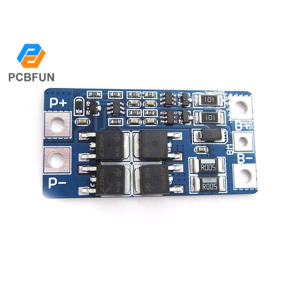 Bảng mạch Pcbfun bảo vệ pin Lithium 2S 10A 7.4V 8.4V kèm bảng cân bằng ...