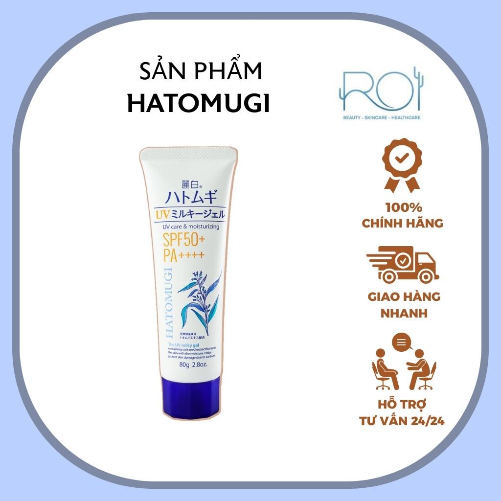 KEM CHỐNG NẮNG HATOMUGI SPF50+ PA++++ DƯỠNG ẨM VÀ LÀM SÁNG DA (TUÝP 80G ...