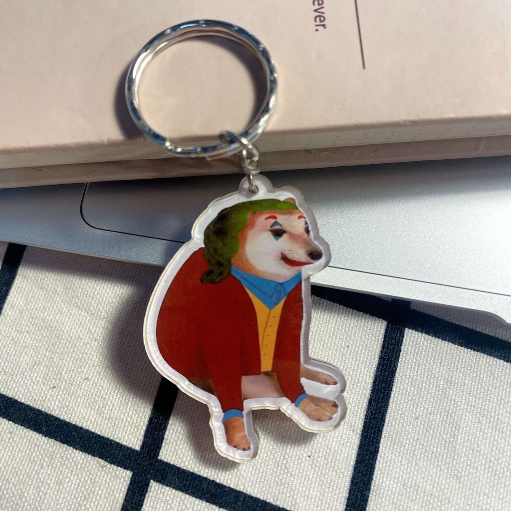 Móc khóa cheems meme shiba inu phong cách hài hước nhiều nhân vật treo ...