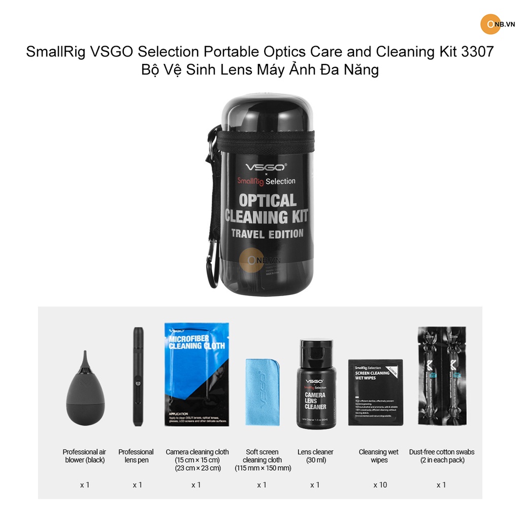 Small VSGO Cleaning Kit 3307 - Bộ Vệ Sinh Ốnh Kính Máy Ảnh Đa Năng ...