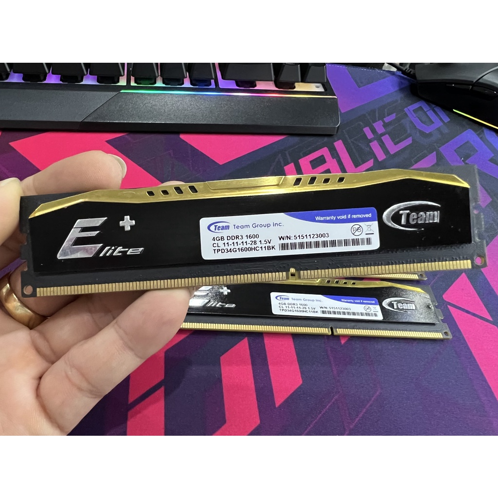 Ram TEAM Elite 4GB DDR3 Bus 1600MHz Tản Nhiệt - Cũ | Shopee Việt Nam